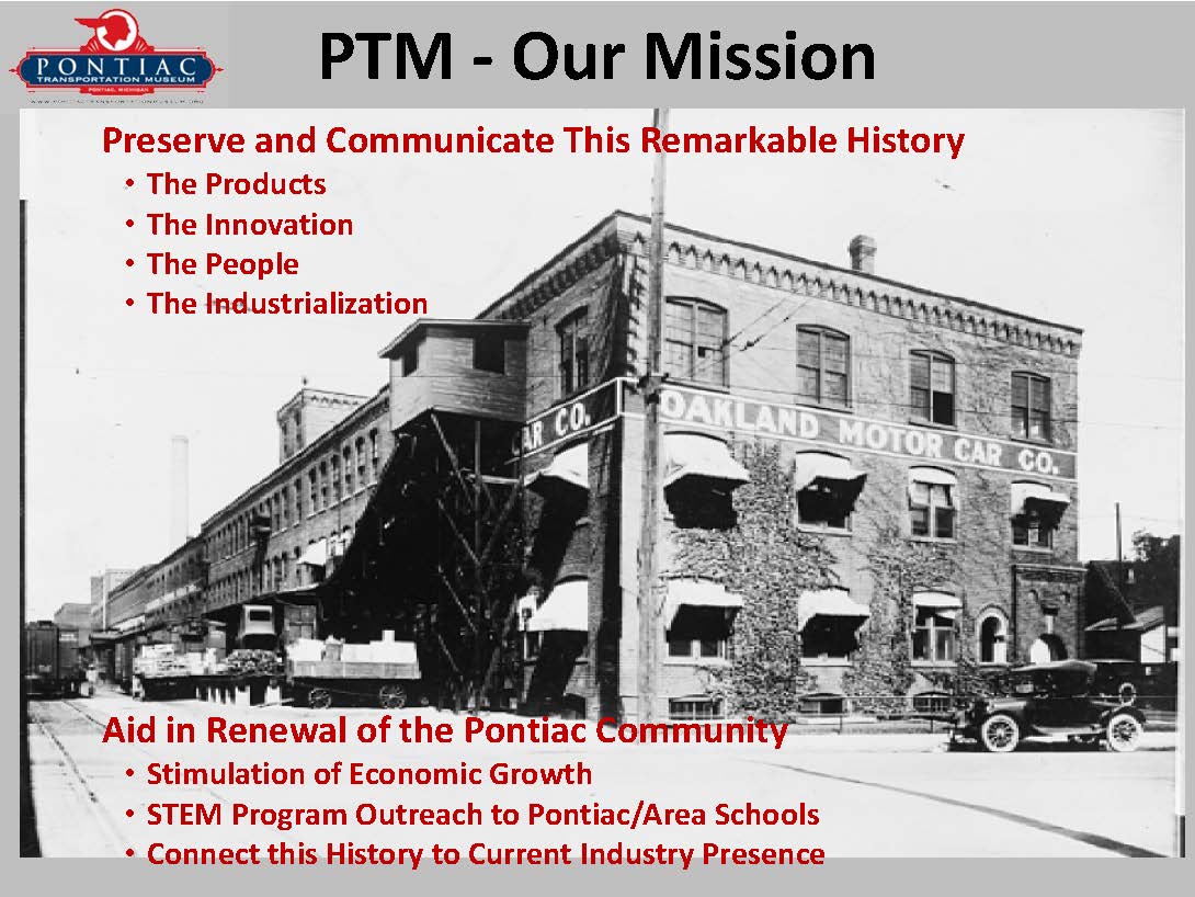 Pontiac Transportation Museum - Pontiac, Michigan | Pontiac ...