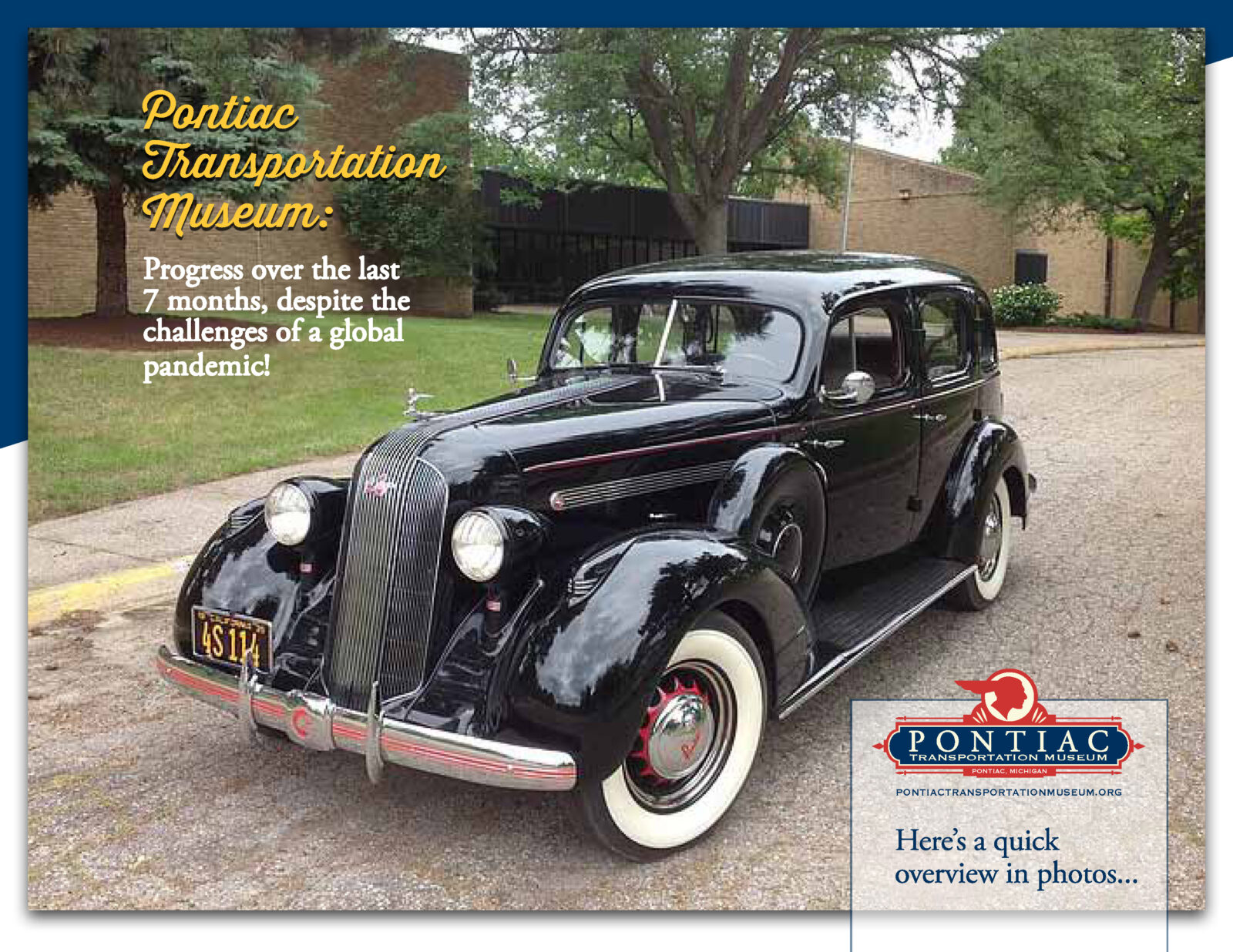 Our Plan/Progress | Pontiac Transportation Museum - Pontiac, Michigan